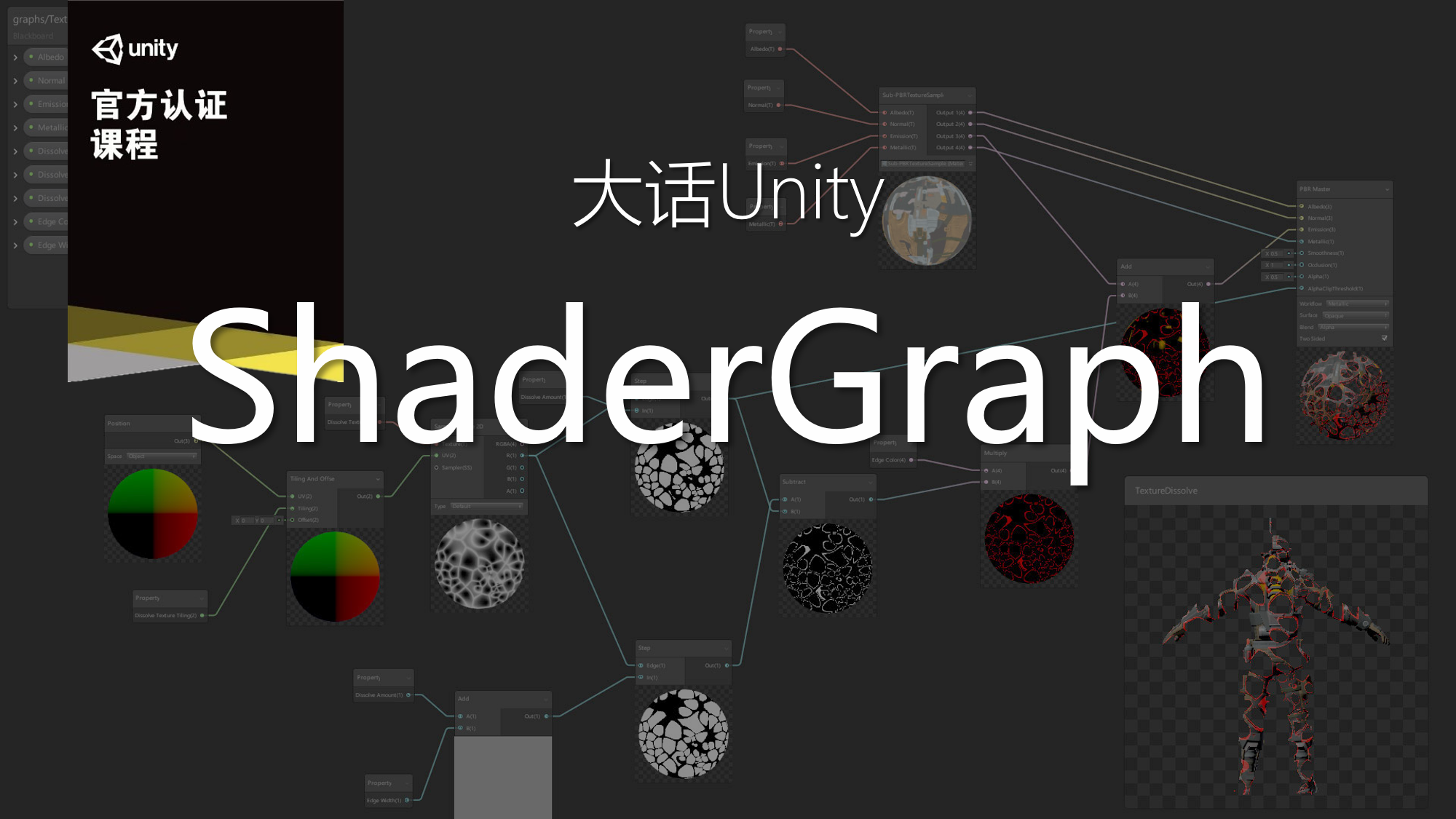 『大话unity』shadergraph Unity 中文课堂